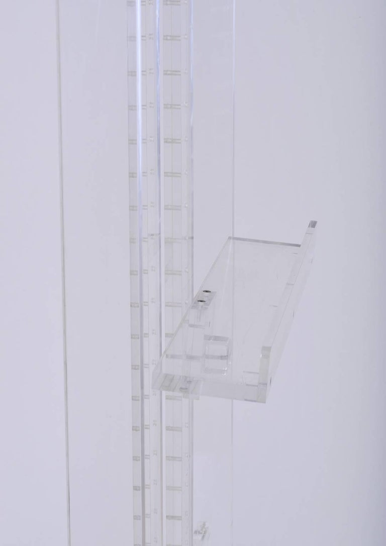 French 1970s Monumental Perspex Easel at 1stDibs