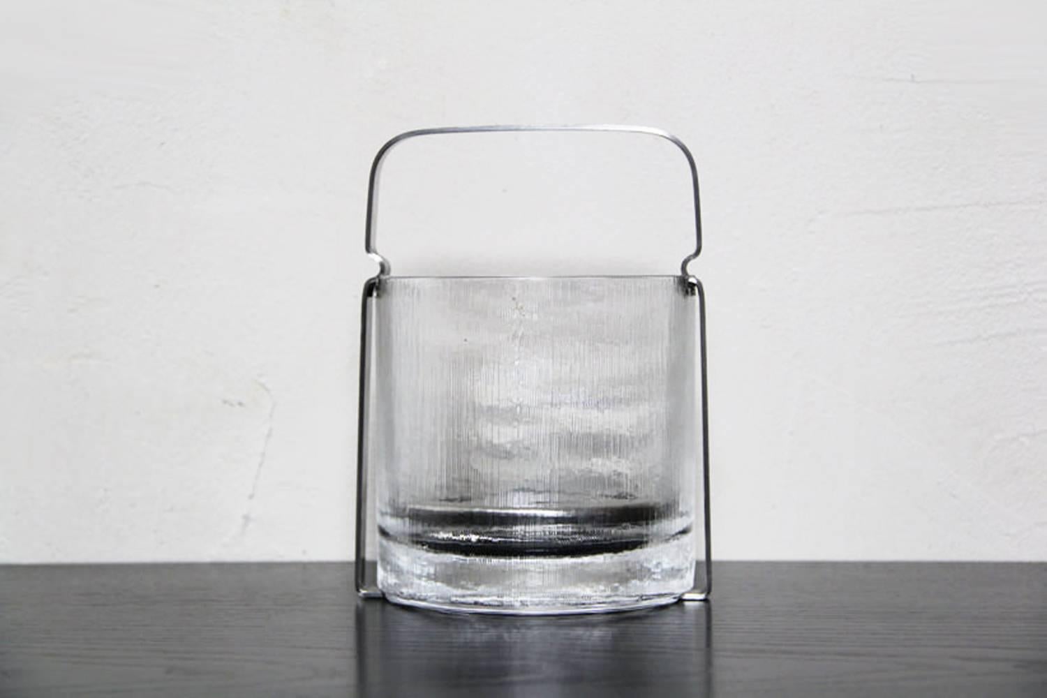 Rare Azteca Crystal Ice Bucket by Fabio Frontini for Arnolfo di Cambio ...