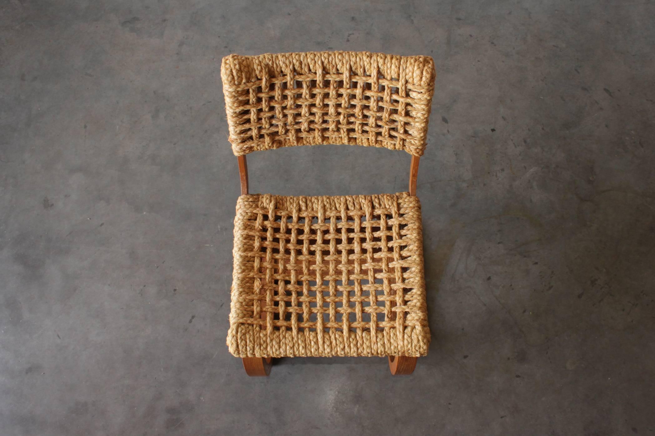1930s Oak and Raffia Woven Chair by Bas Van Pelt For Sale at 1stDibs ...