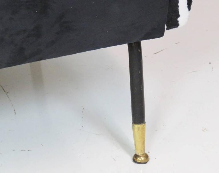 Pair of Modern Design Zebra Print Armchairs For Sale at 1stDibs