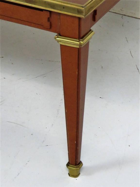 Maison Jansen Style Directoire Style Brass Coffee Table at 1stDibs