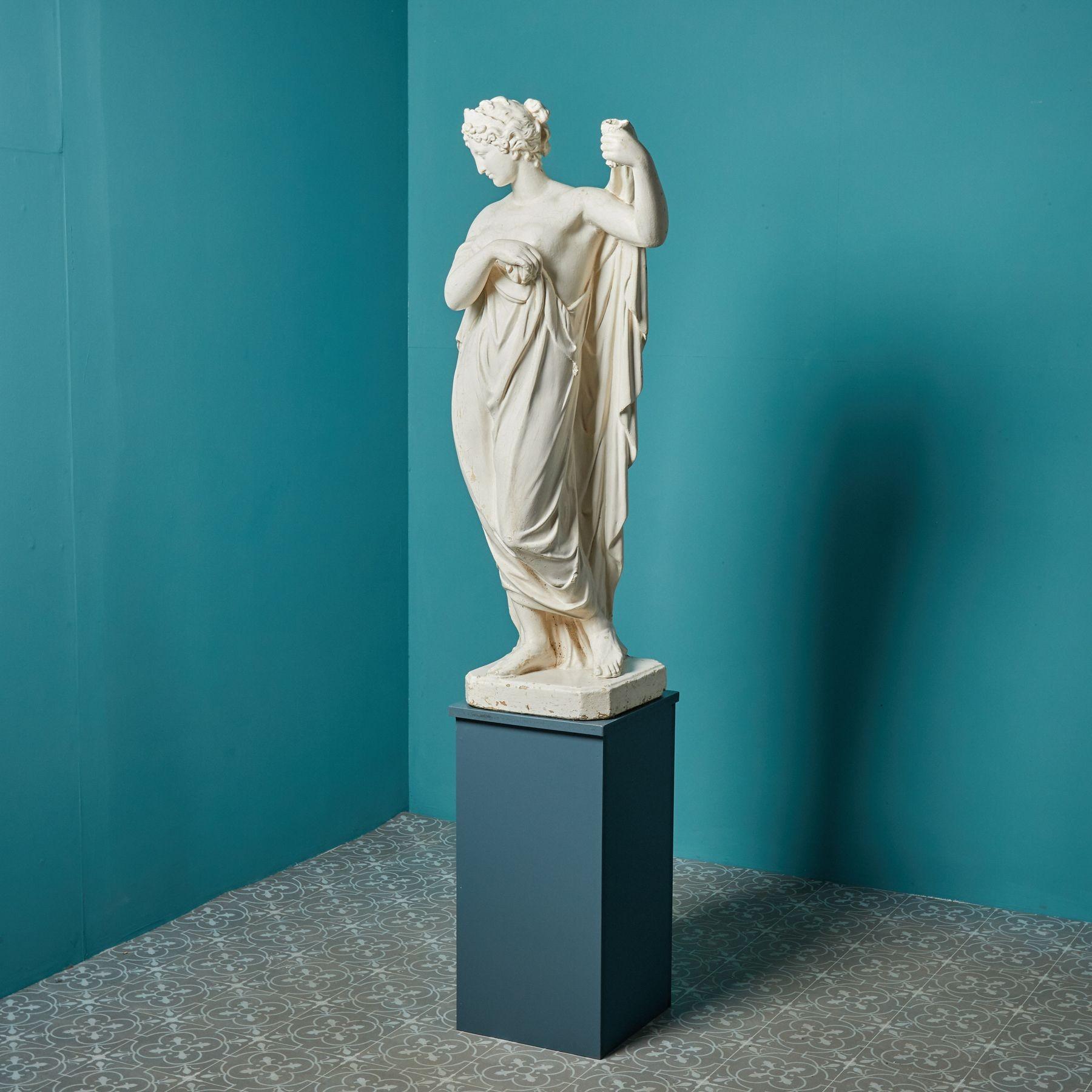 "l'enfant Ã L'escargot", Plaster Statue by Adolphe Thabard at 1stDibs