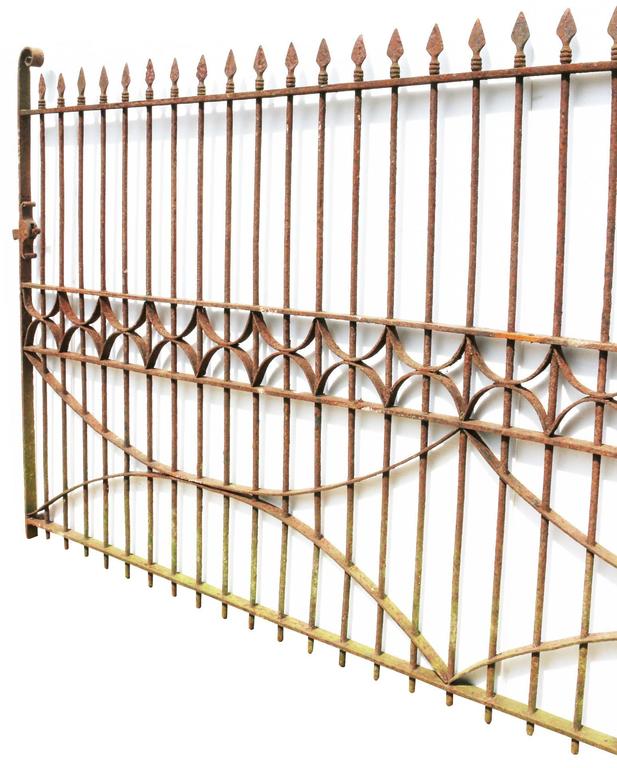 Antique Wrought Iron Gate, circa 1840 at 1stDibs
