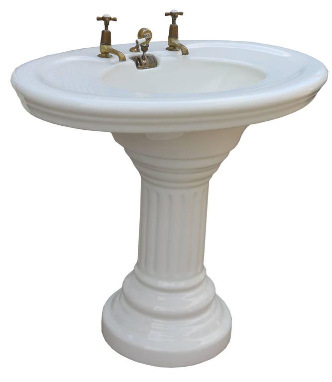 ‘Jacob Delafon‘ French Porcelain Basin, circa 1927 For Sale at 1stdibs