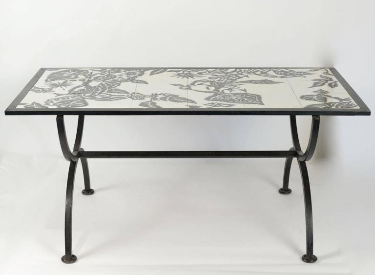 Rare Jean Lurcat Ceramic Low Table, 1950s For Sale at 1stDibs