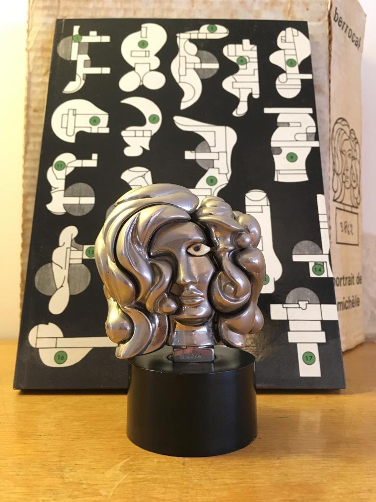 Miguel Berrocal "Portrait de Michèle" Puzzle Sculpture, 1969 For Sale ...