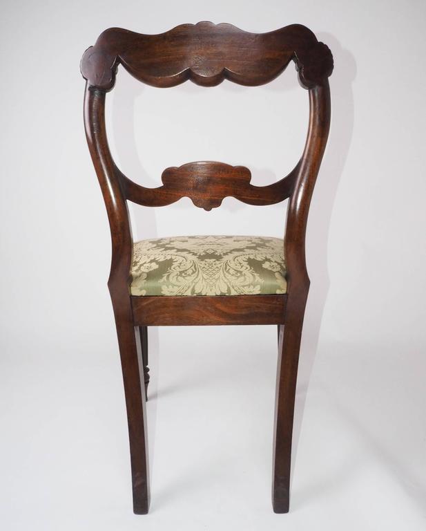 Pair of George IV Mahogany Chairs For Sale at 1stDibs