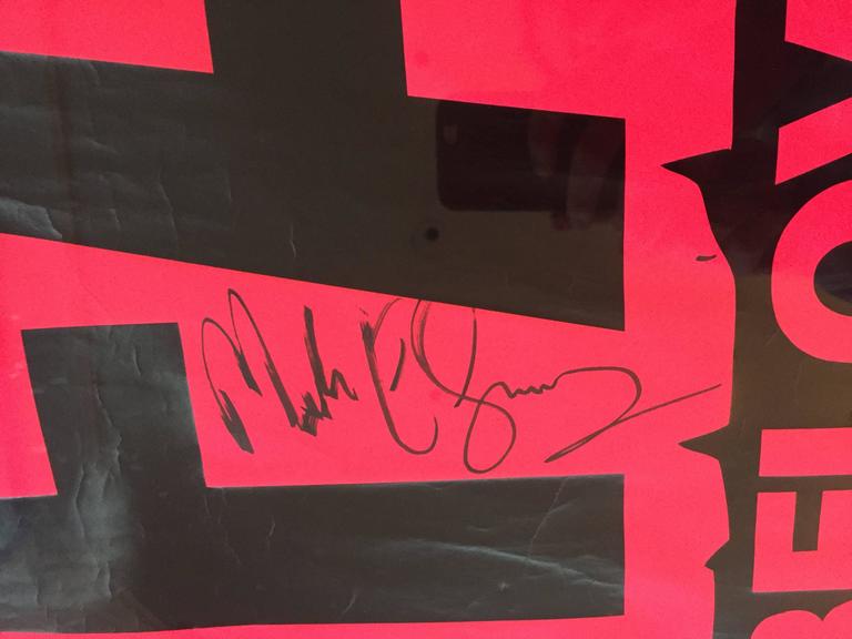 Fall Concert Poster, Signed by Mark E. Smith, 1986 at 1stDibs