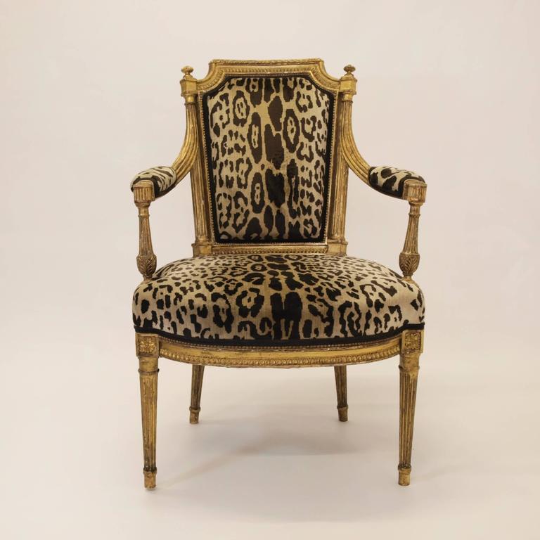 Stunning Pair of Louis XVI Chairs Attributed to Jean-Baptiste Claude ...