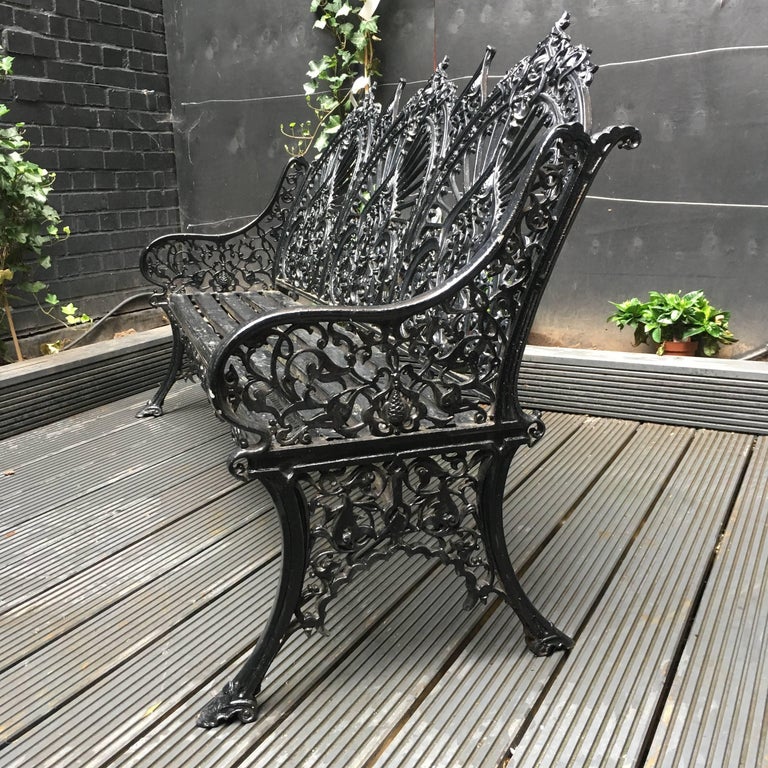 Original Coalbrookdale Cast Iron Garden Bench, 1853 at 1stDibs | 1853 ...