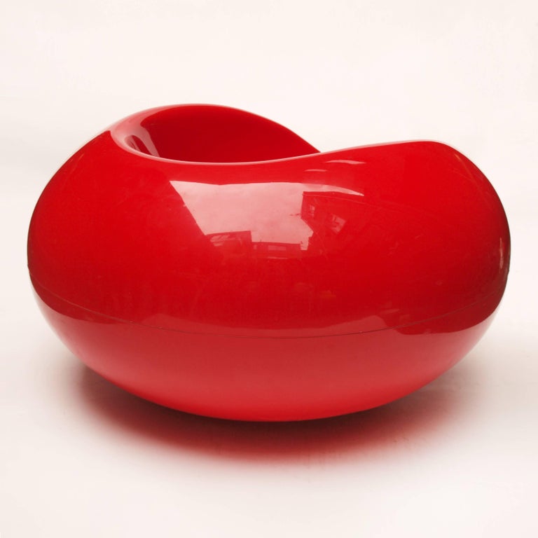 Eero Aarnio Red Pastil Chair, 1967 For Sale at 1stDibs