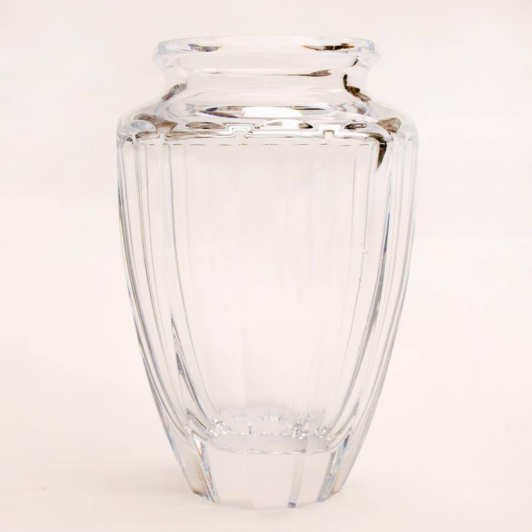 Daum Crystal Vase at 1stDibs