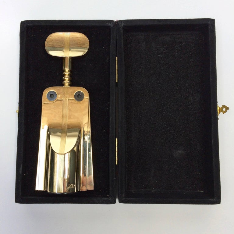 Sleek early 1980s Italian Gold Bar Set at 1stDibs