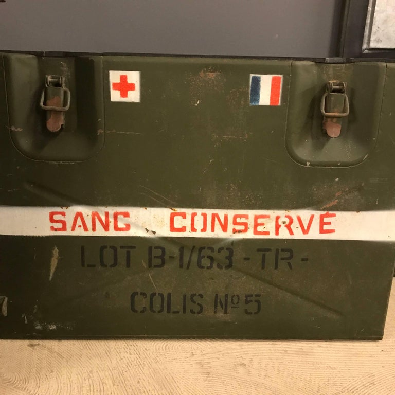 French Army Medic Cool Box at 1stDibs