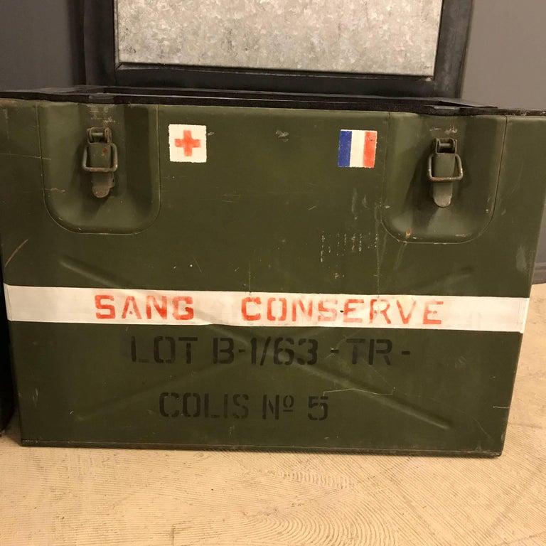 French Army Medic Cool Box at 1stDibs