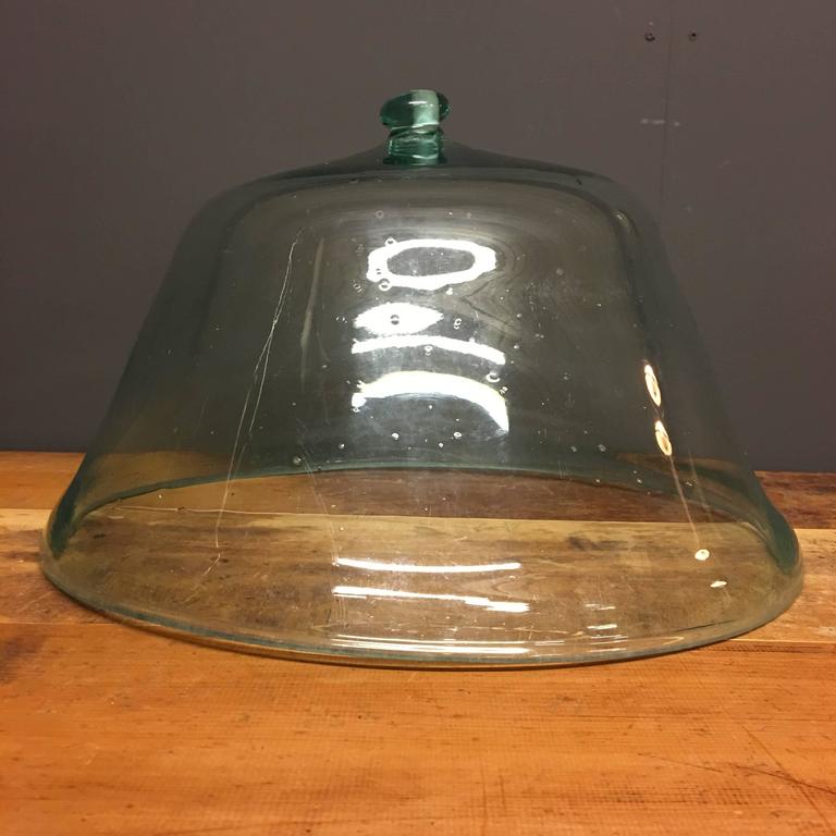 Antique French Glass Bell Cloche 19th Century at 1stDibs