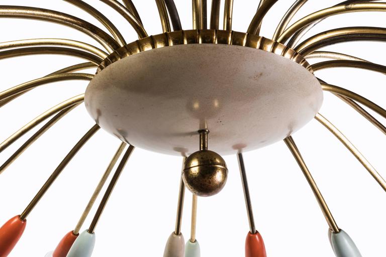 Unique Mid-Century Modernist Spider Form Sputnik For Sale at 1stDibs