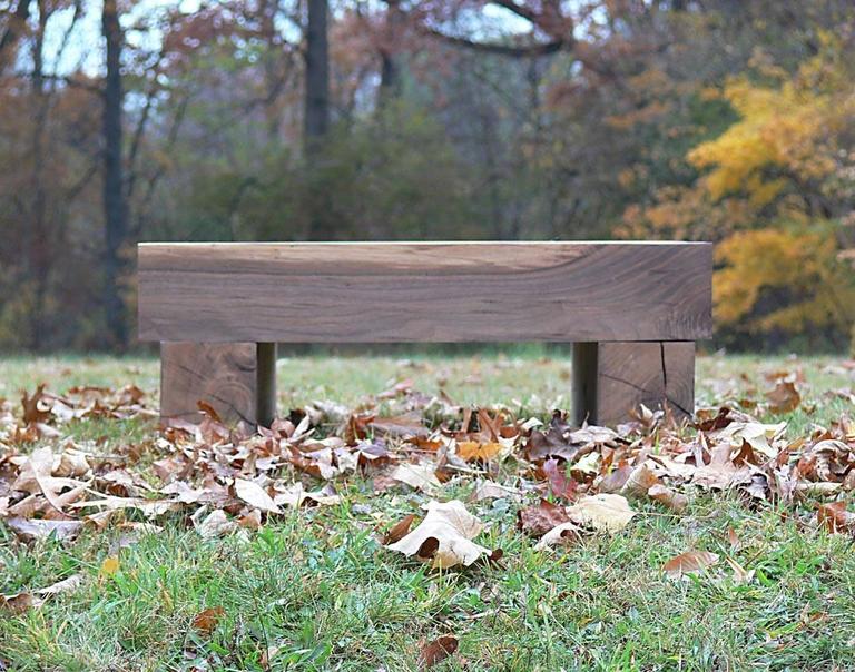 SHIMNA Beam Coffee Table in Walnut - Oversized Jenga Style at 1stDibs