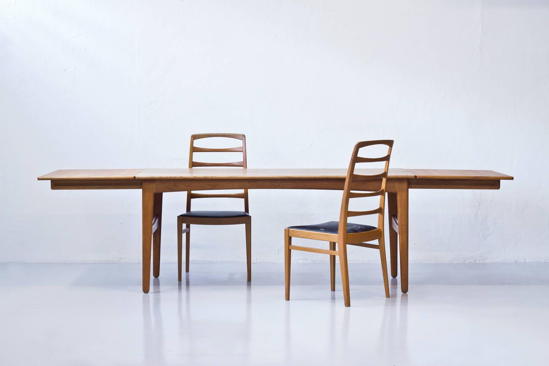 Danish 1950s Extendable Dining Table by Knud Andersen at 1stDibs ...