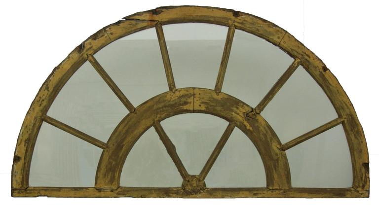 Antique Arch Top Transom Window For Sale at 1stDibs