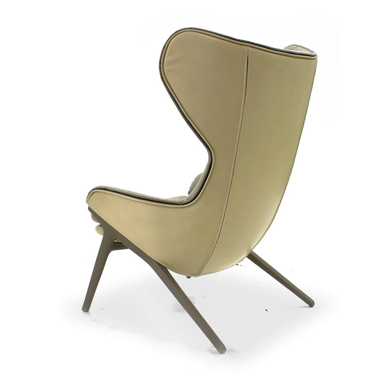 Cassina P22 Two-Toned Wingback Armchair by Patrick Norguet, Italy For ...