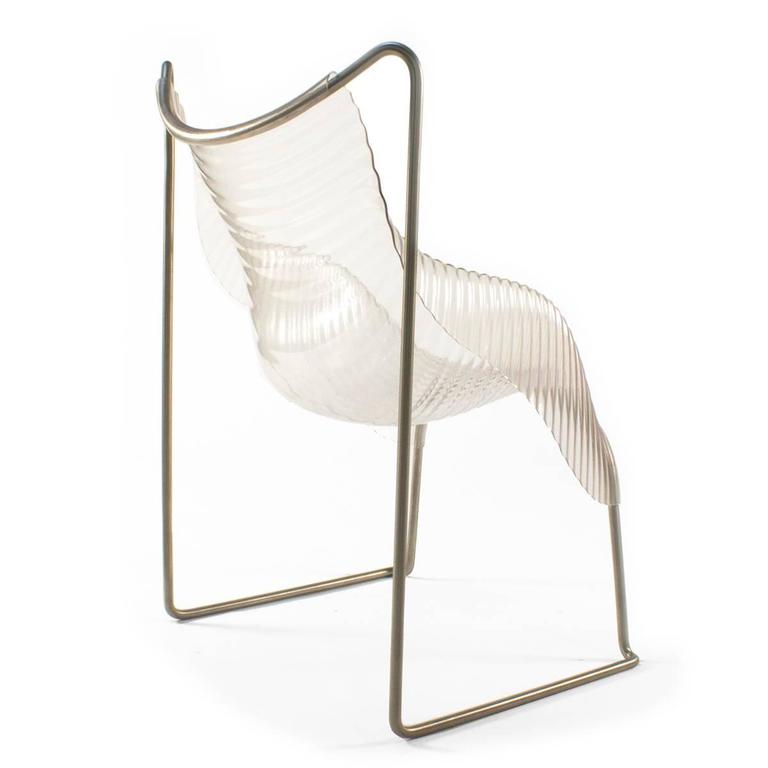 Moroso Clear Wavy Chair by Ron Arad, Italy at 1stDibs