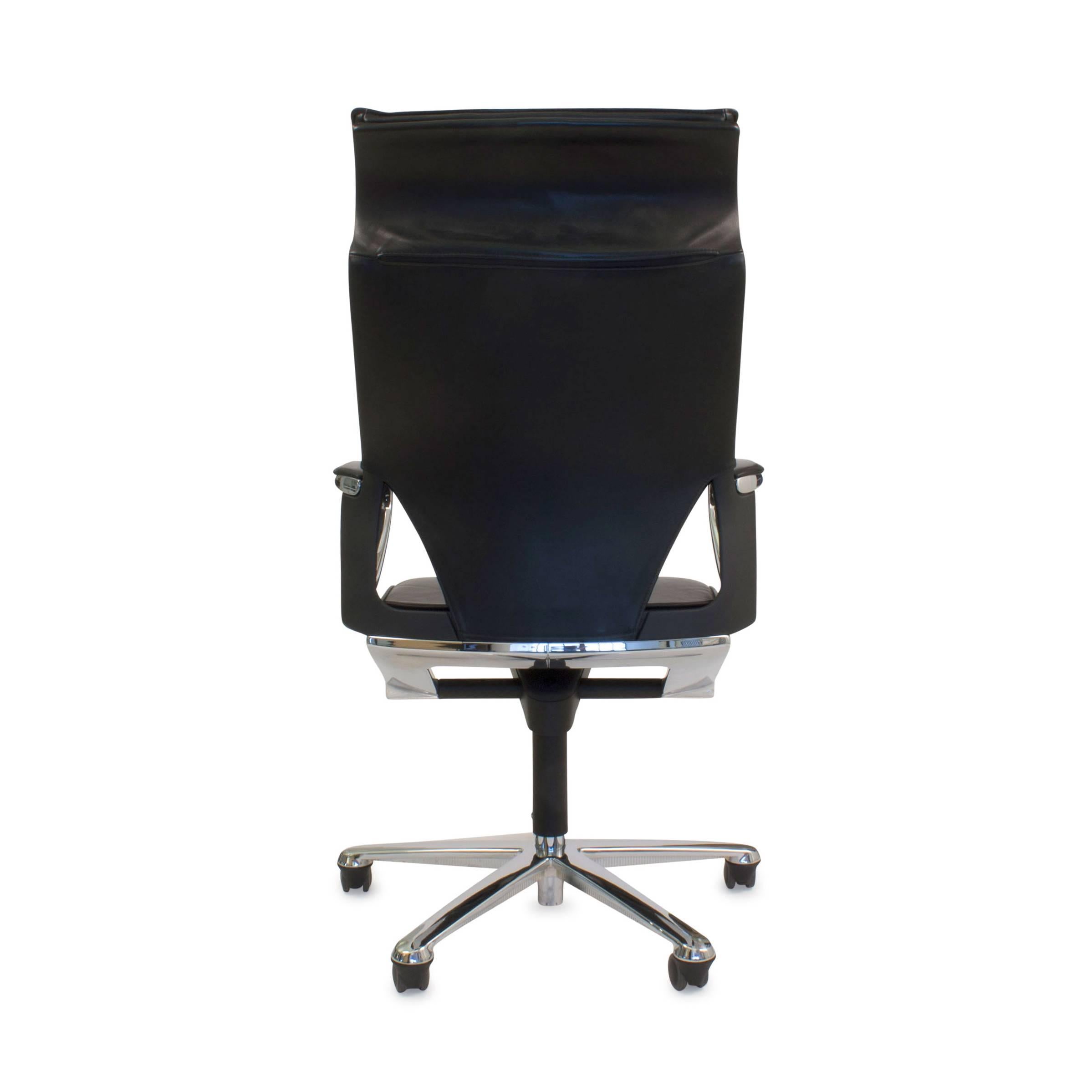 Black Leather Modus 284/81 Executive Swivel Office Task Chair by ...