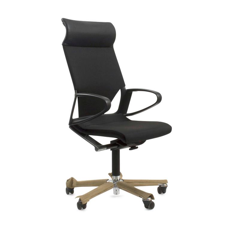 Black Fabric Modus 284/7 Swivel Office Task Chair for Wilkhahn, Germany ...