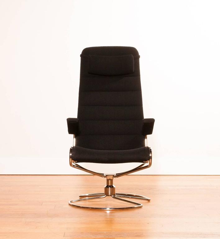 1980s, Black 'Minister' Chair by Bruno Mathsson at 1stdibs