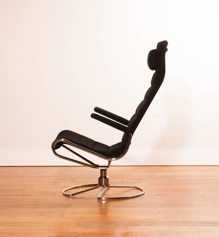 1980s, Black 'Minister' Chair by Bruno Mathsson at 1stDibs
