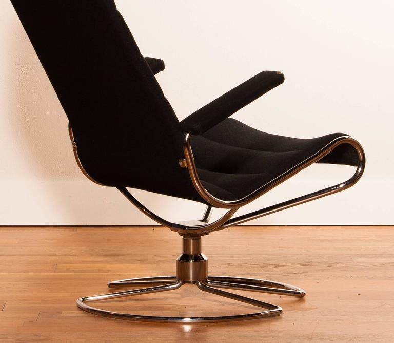 1980s, Black 'Minister' Chair by Bruno Mathsson at 1stdibs