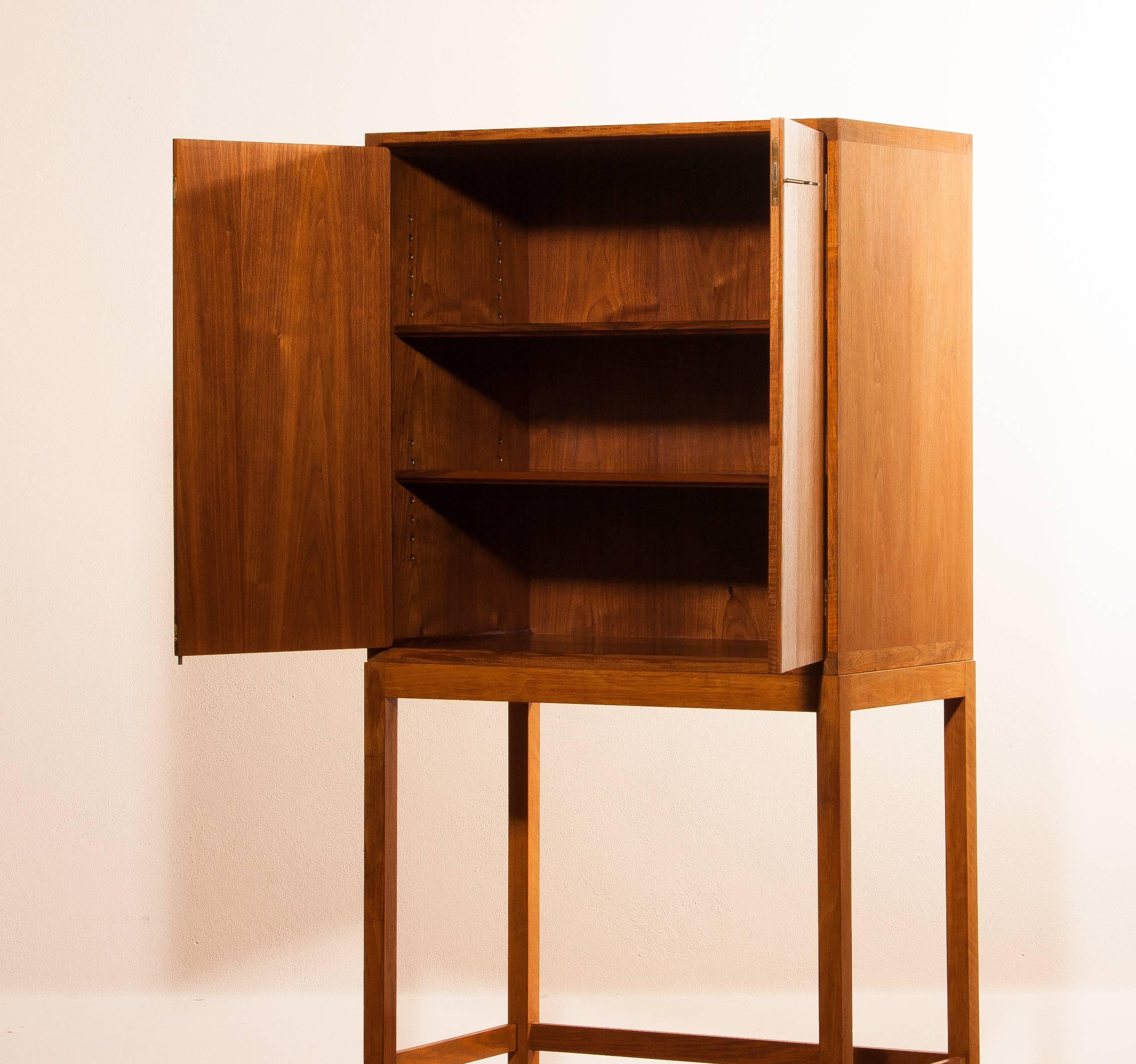 1950s, Beautiful Beech Swedish 'Longleg' Cabinet at 1stDibs | cabinet ...