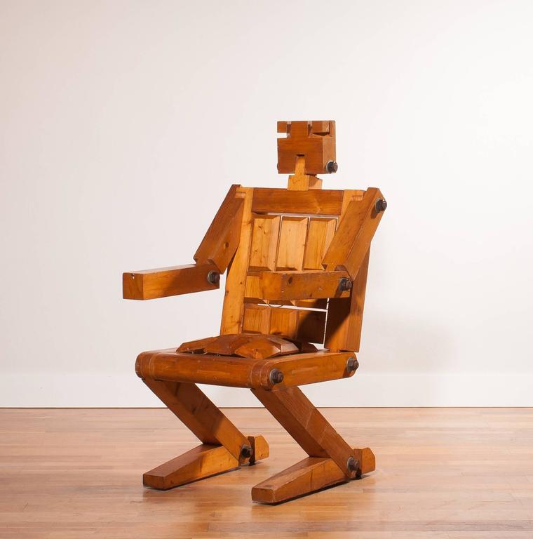 1970s, Very Rare Robot Chair For Sale at 1stDibs | robotic chair, chair ...