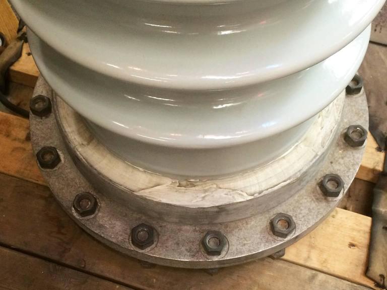 Porcelain Insulator Industrial Floor Lamp For Sale at 1stDibs