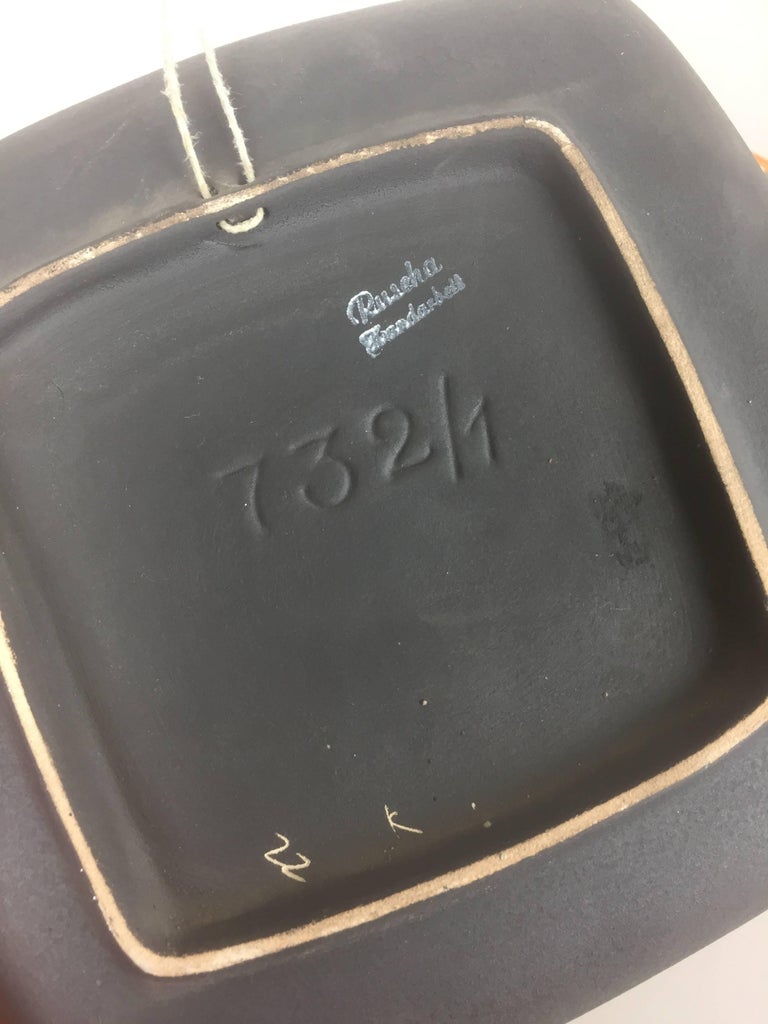 Rare 1950s Abstract German Ceramic Wall Objects Made by Ruscha, Germany ...