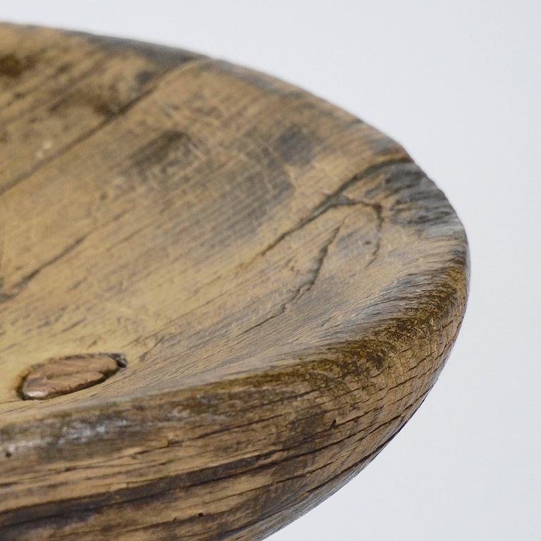 A Rustic Elmwood Milking Stool at 1stDibs