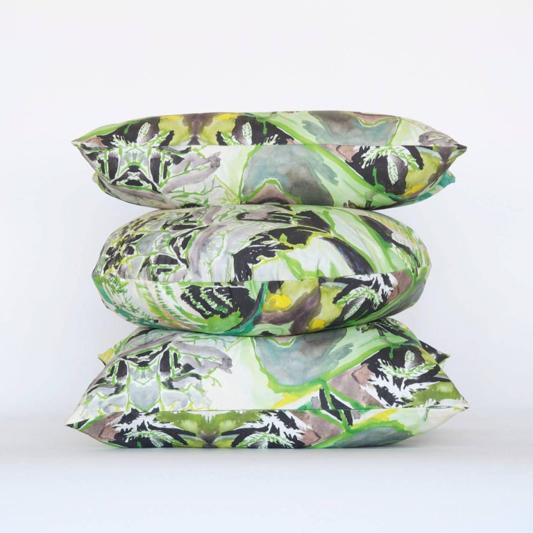 Square Fern Pillow For Sale at 1stDibs