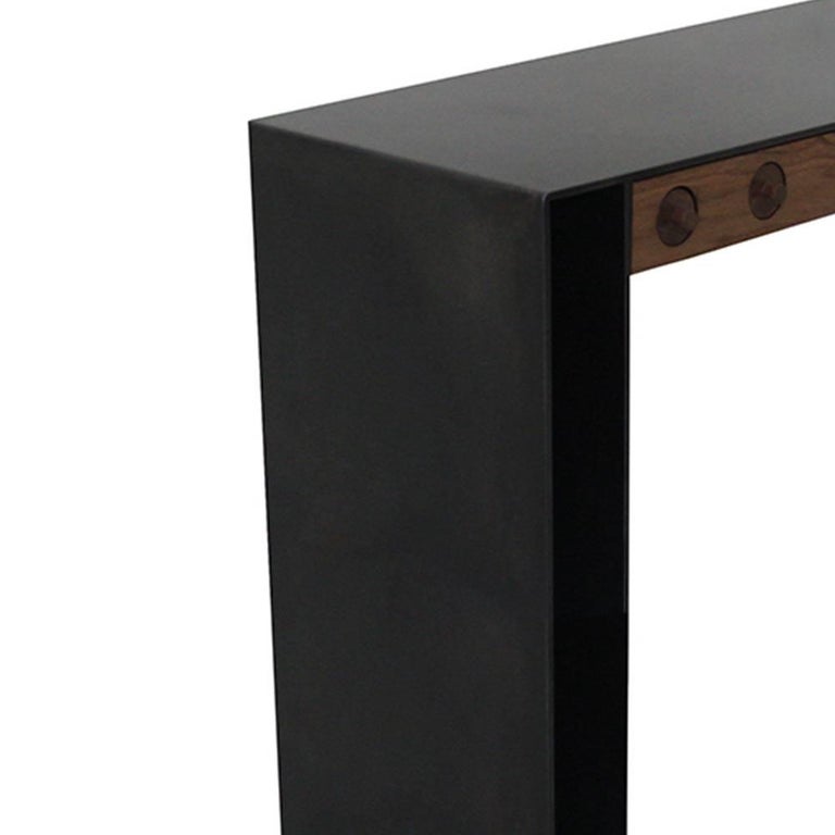 Steel, Walnut and Concrete "Paradigm Console" For Sale at 1stDibs ...