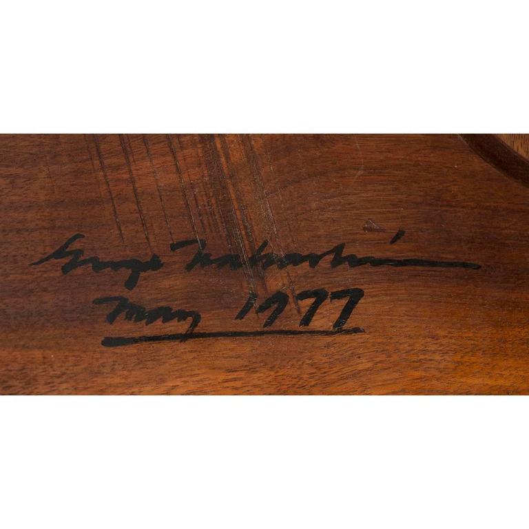 Black Walnut Side Table by George Nakashima, 1977 For Sale at 1stDibs