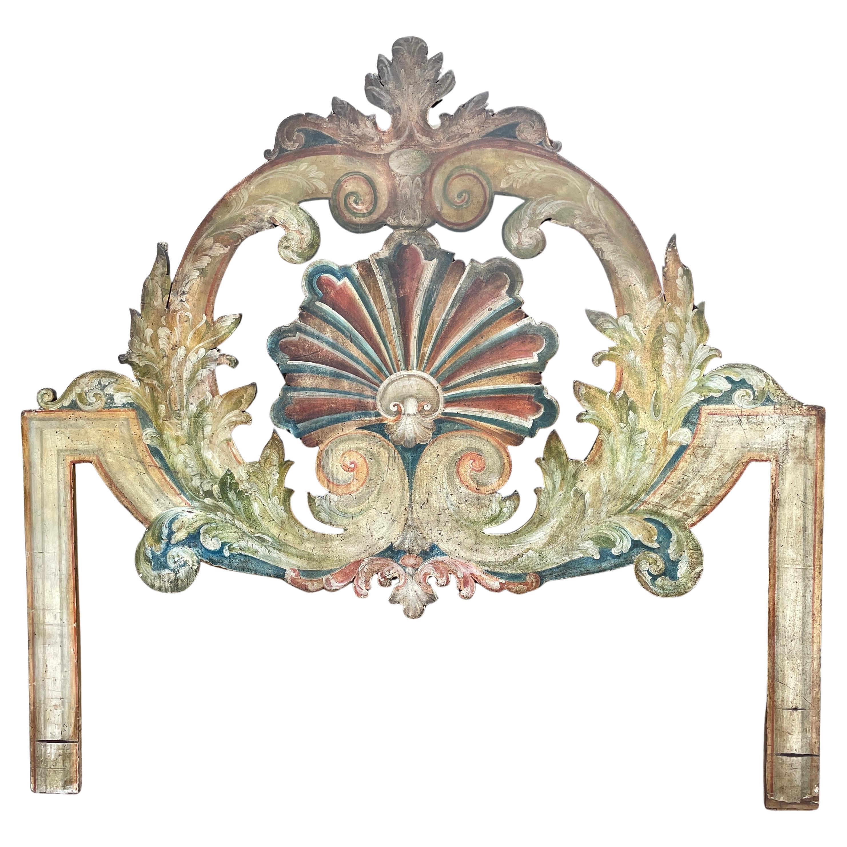 19th Century Italian Carved Inlaid Walnut Burl Queen Bed For Sale at ...