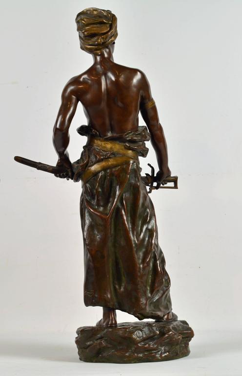 Young Arab with His Sword, Bronze Statue by Clement L. Steiner at ...