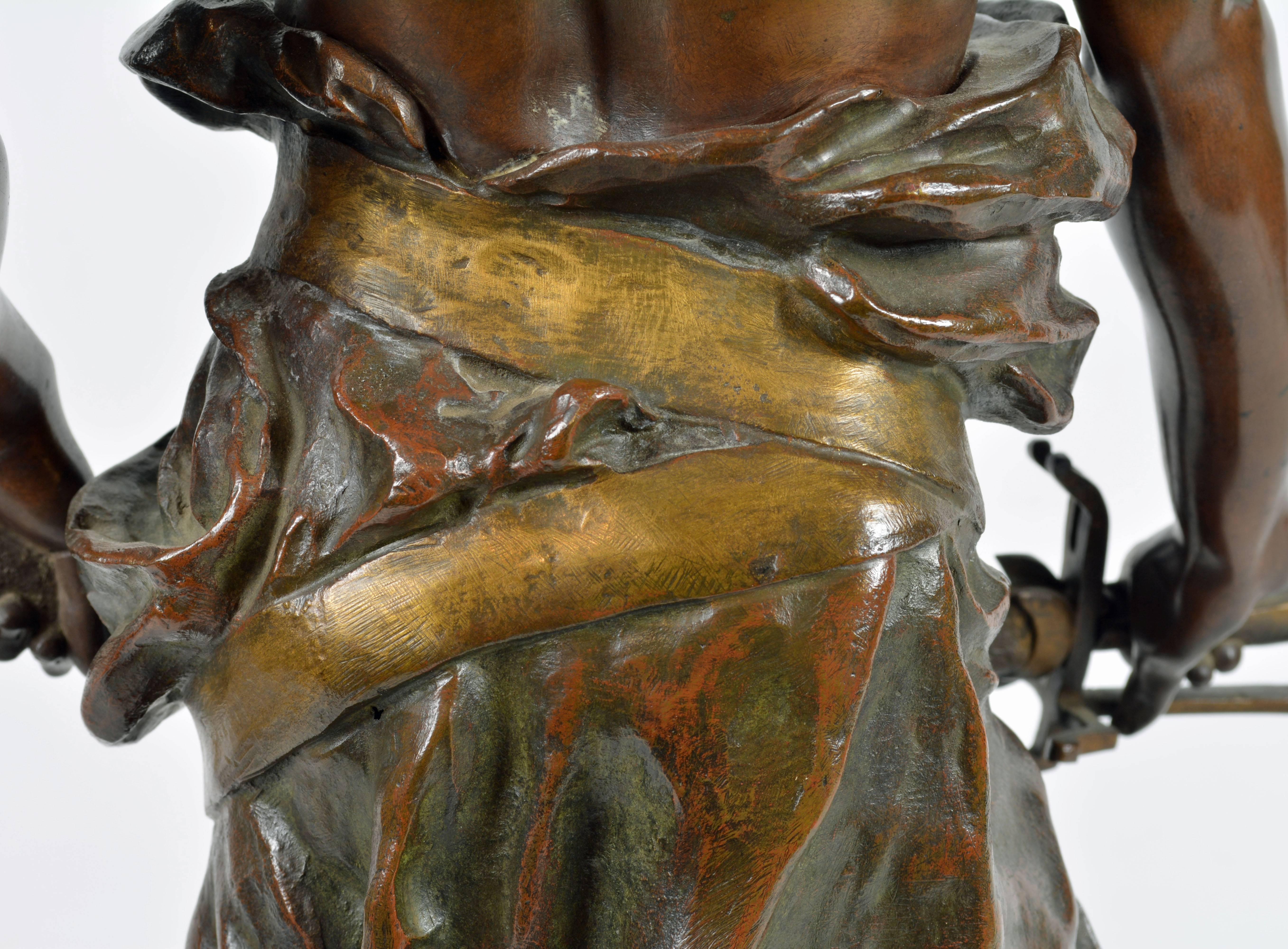 Young Arab with His Sword, Bronze Statue by Clement L. Steiner at ...