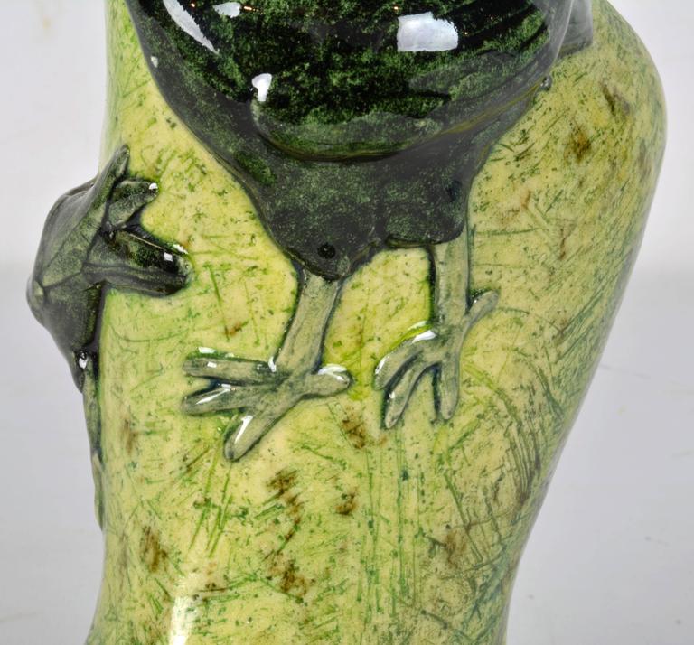 Unique Nature's Organic Design Large Ceramic Vase with Birds by Anna ...
