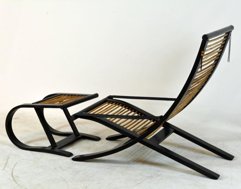 Iconic C1 Reclining Lounge Chair and Foot Stool Designed by David ...