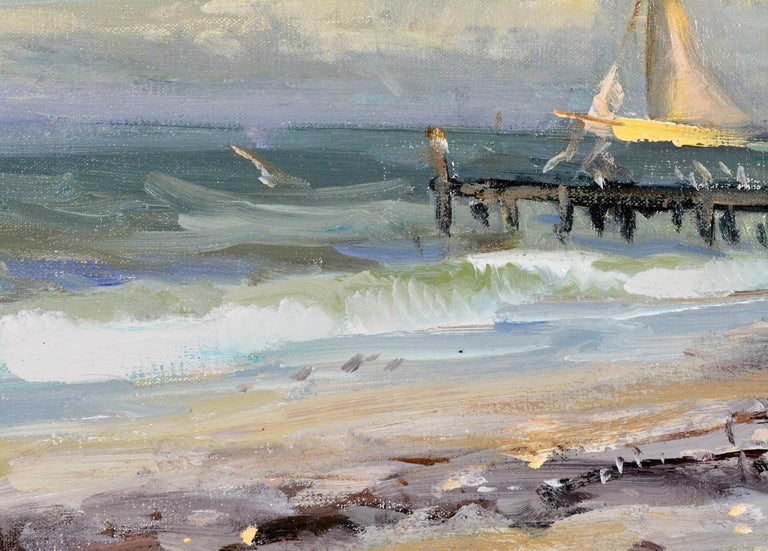 'Along the Gulf' Florida Impressionism by Robert C. Gruppe, American at ...
