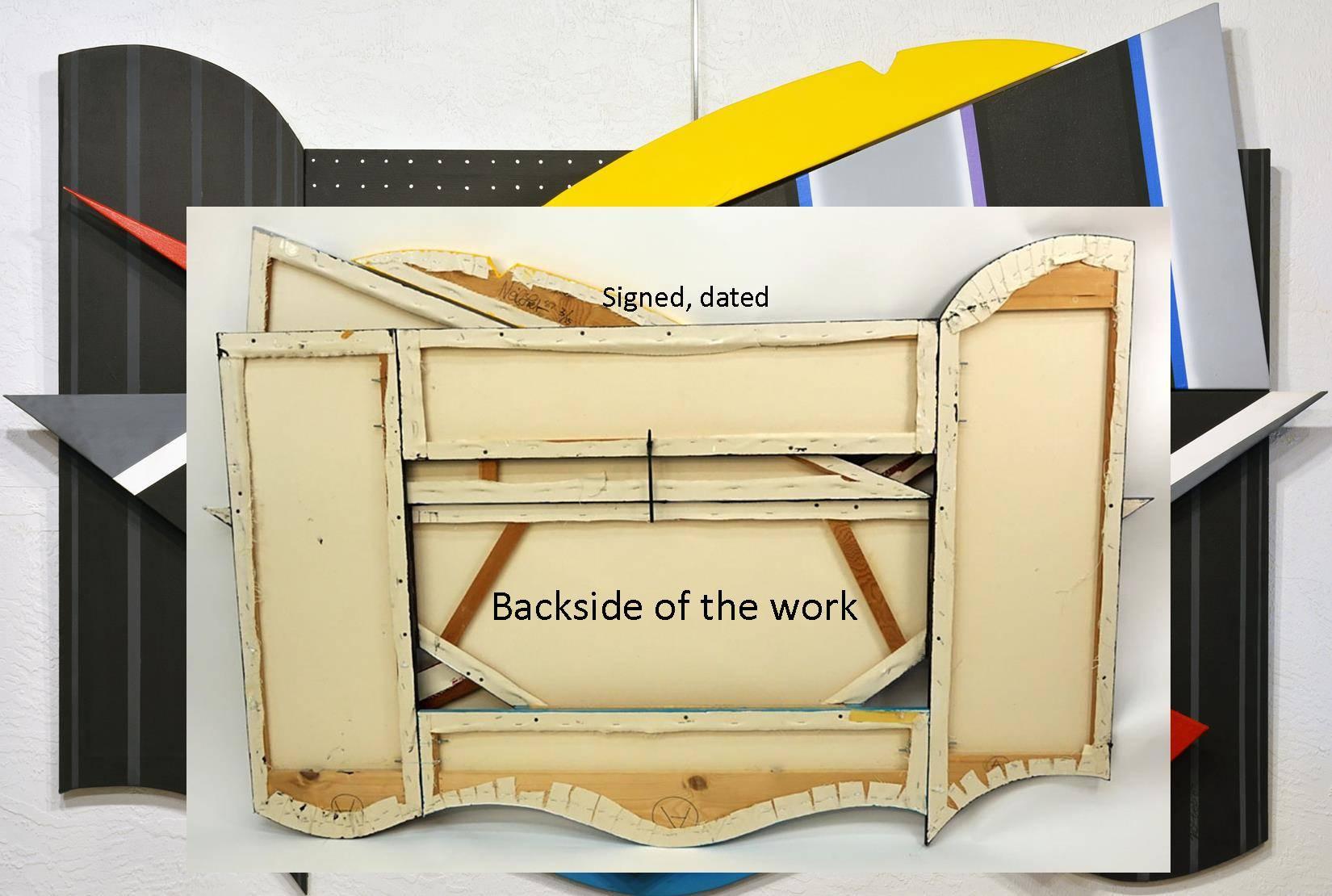 Huge Three Dimensional Abstract Composition by Neil Loeb, American at ...