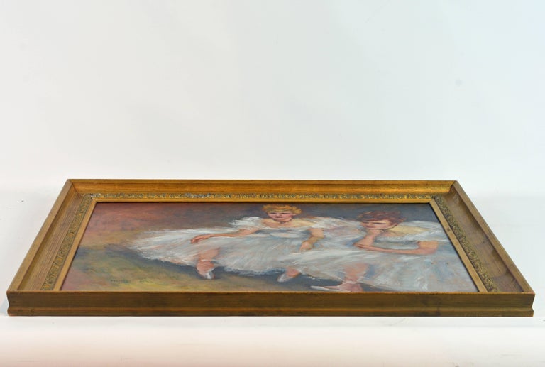 'The Ballerinas' by Fried Pal, Hungarian 1893-1976, Oil on Panel ...