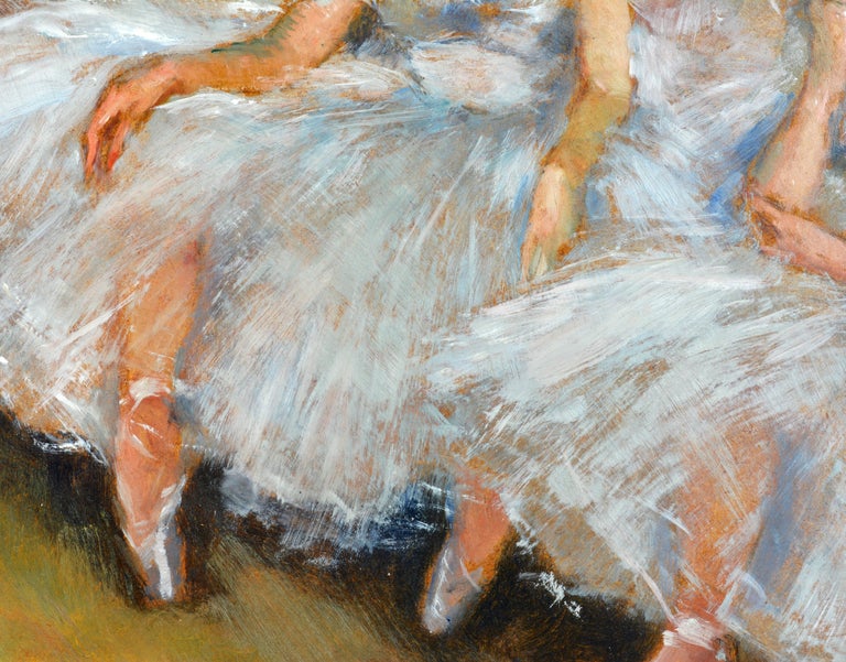 'The Ballerinas' by Fried Pal, Hungarian 1893-1976, Oil on Panel ...