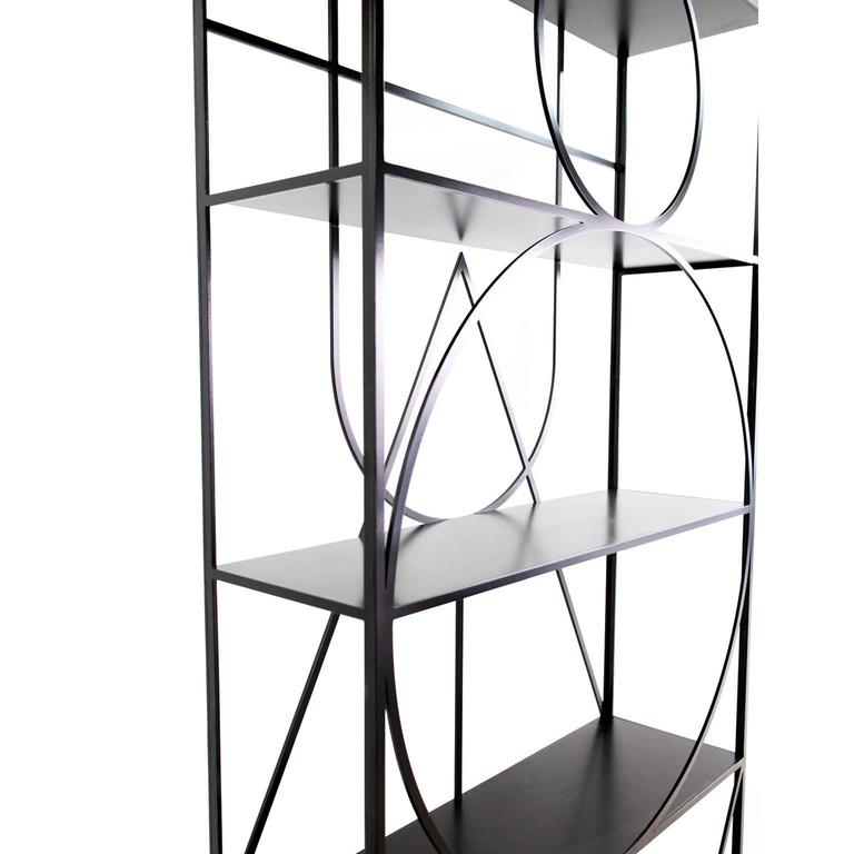 Contemporary Black Steel "Etagere No.1" by Alex Drew and No One, 2016 ...