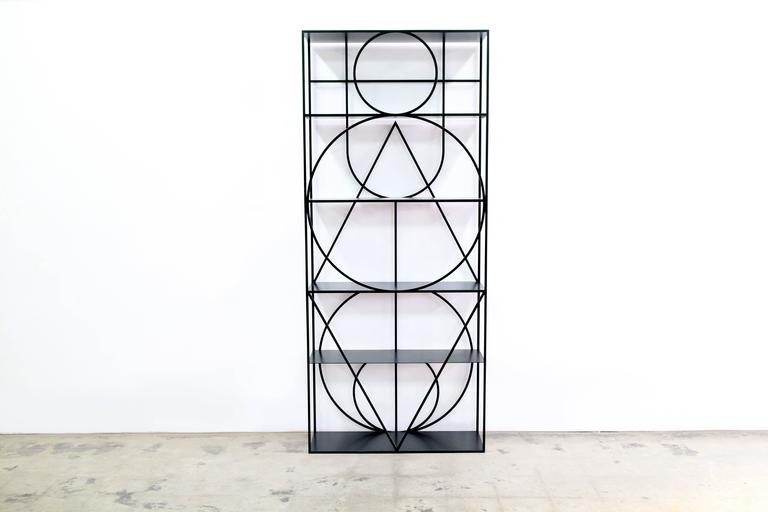 Contemporary Black Steel "Etagere No.1" by Alex Drew and No One, 2016 ...